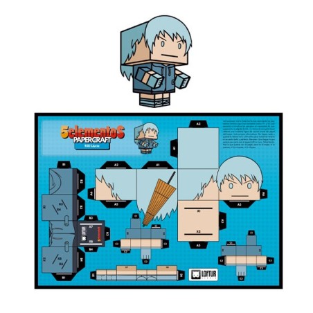 Papercraft 5 elementos Set 1 (Jesulink)